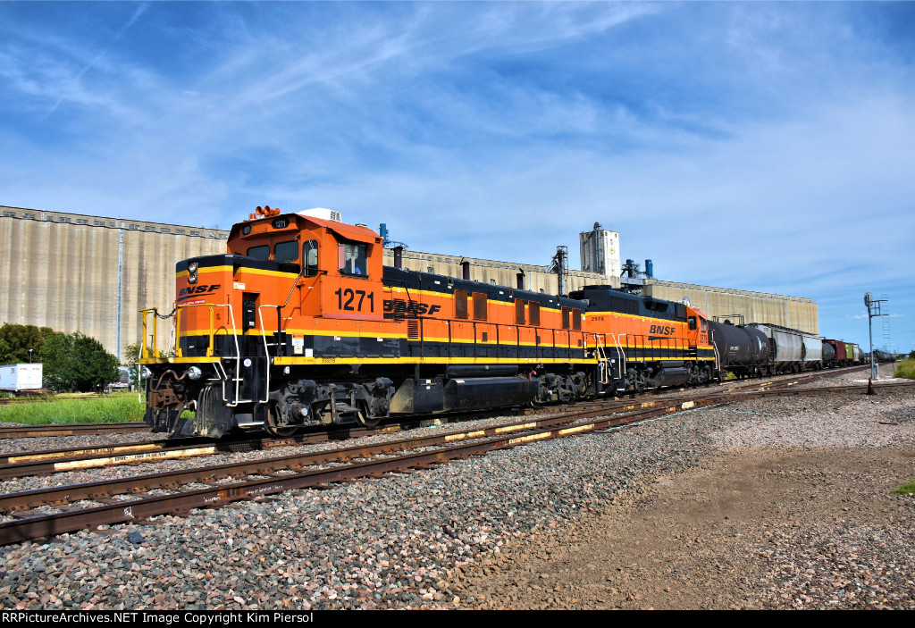 BNSF 1271 NB BNSF Wichita Falls Sub